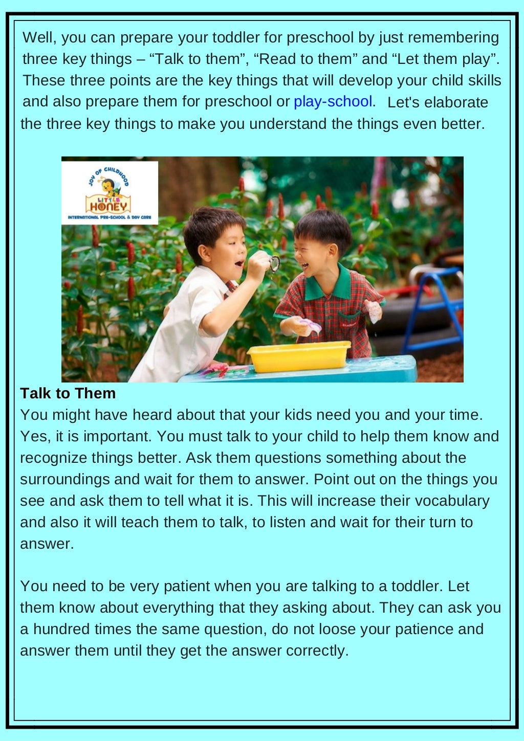 How To Prepare Your Child For Preschool Tips For Parents how-to-prepare-your-child-for-preschool-tips-for-parents