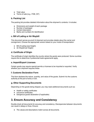 How to Prepare Your Documents for Customs Clearance.docx
