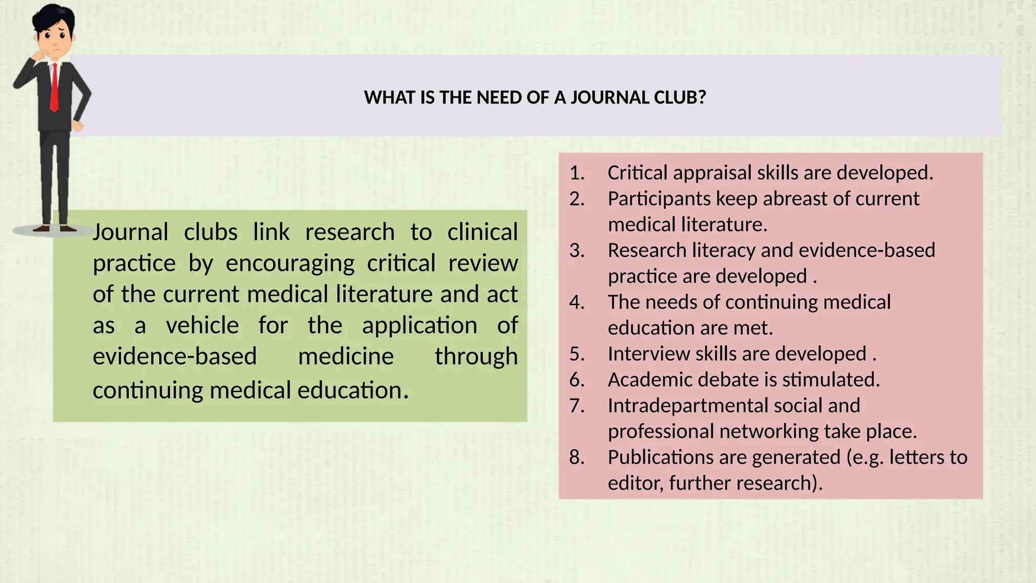 HOW TO PRESENT A JOURNAL CLUB - an awareness | PPTX