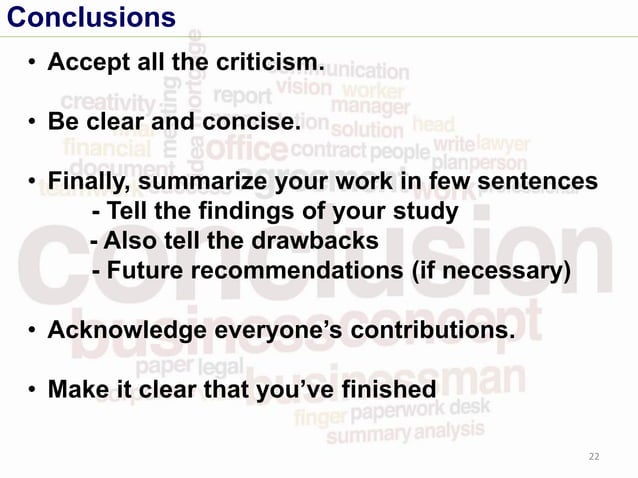 How to present a presentation