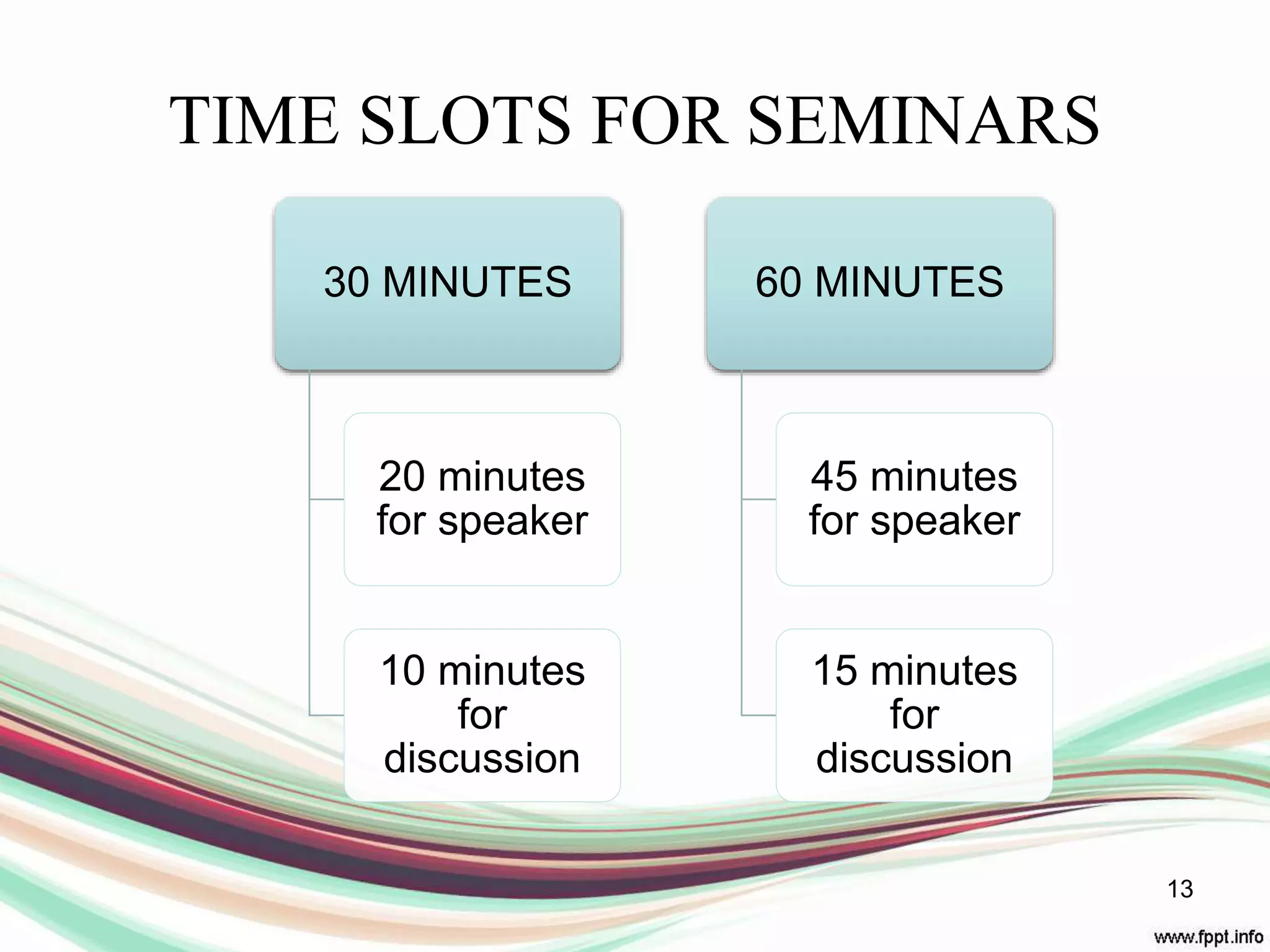 How to present a seminar | PPTX