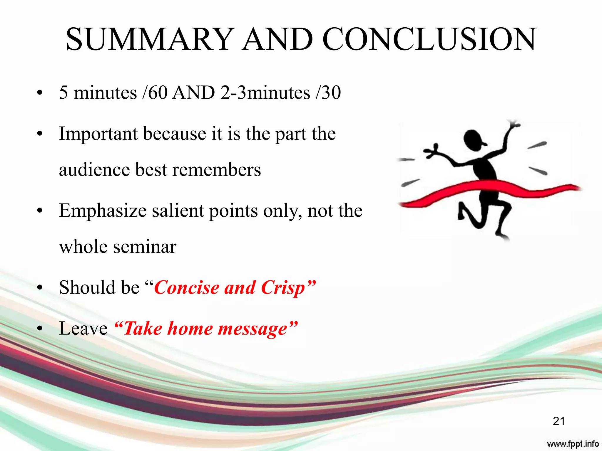 How to present a seminar | PPTX