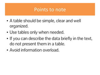 How To Present Data Effectively In Tables Ppt