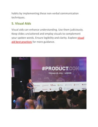How to Present Like a Pro | PDF