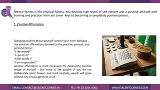 How to present positive personal image | PPT