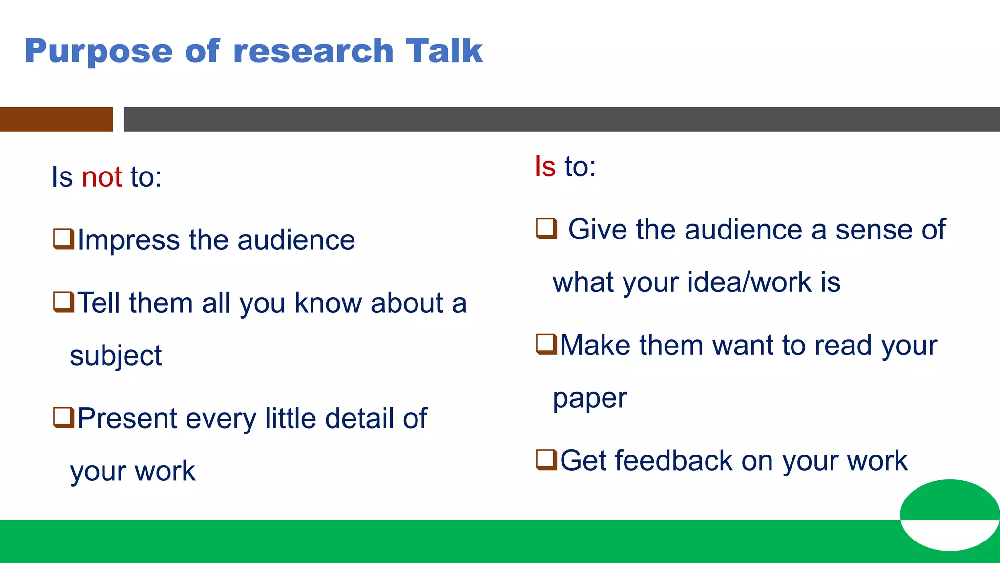 How to present research | PPTX