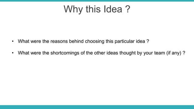 How to Present an Idea ? | PPTX