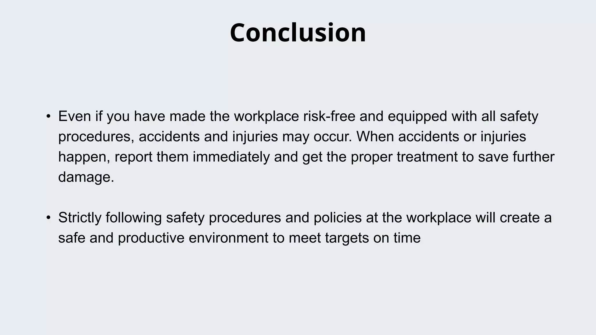 How to prevent accidents in a workplace | PPTX