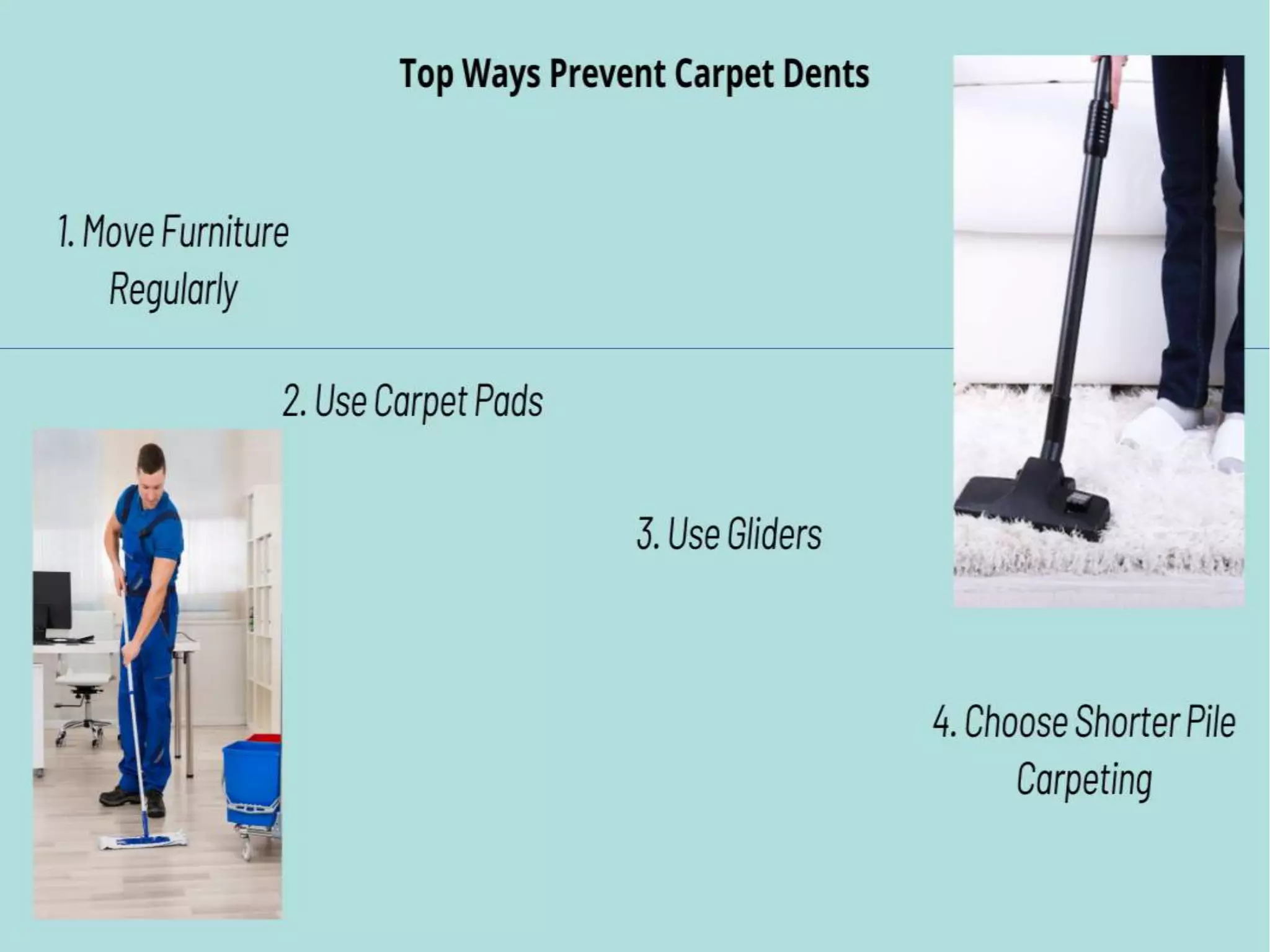 How to prevent carpet dents ? | PPTX