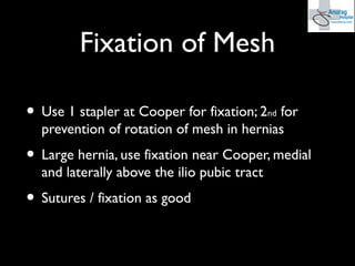 How to prevent hernia recurrence | PPT