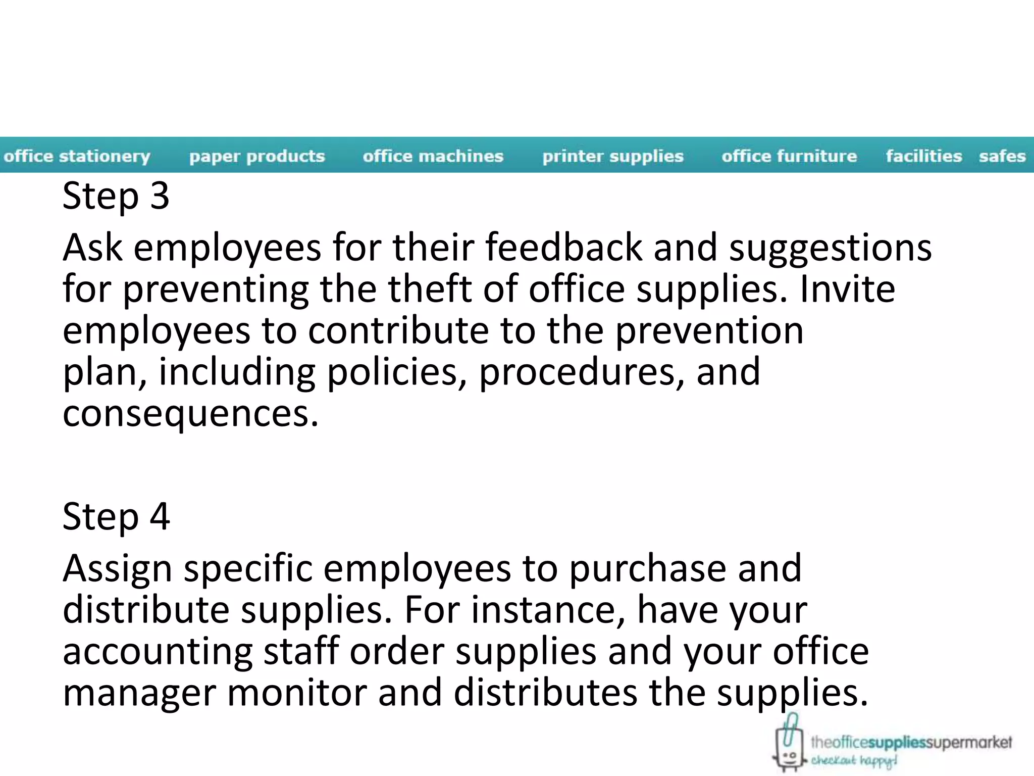 How to prevent office theft | PPTX