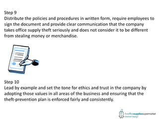 How to prevent office theft | PPTX