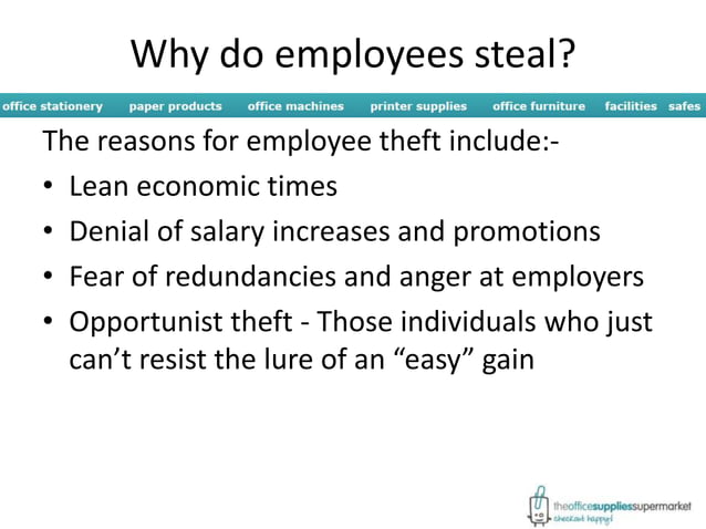 How to prevent office theft | PPTX