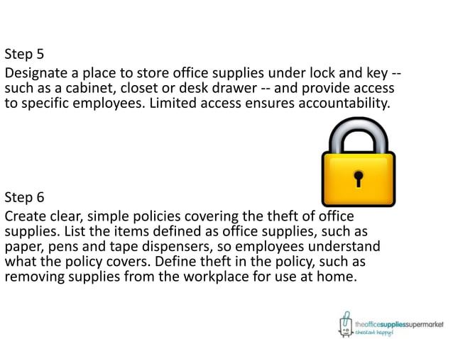 How to prevent office theft | PPTX