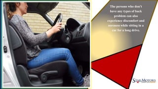 How to Prevent the Backpain While Driving the Car | PPTX