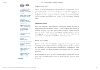 How To Prevent Violence In The Streets | PPT