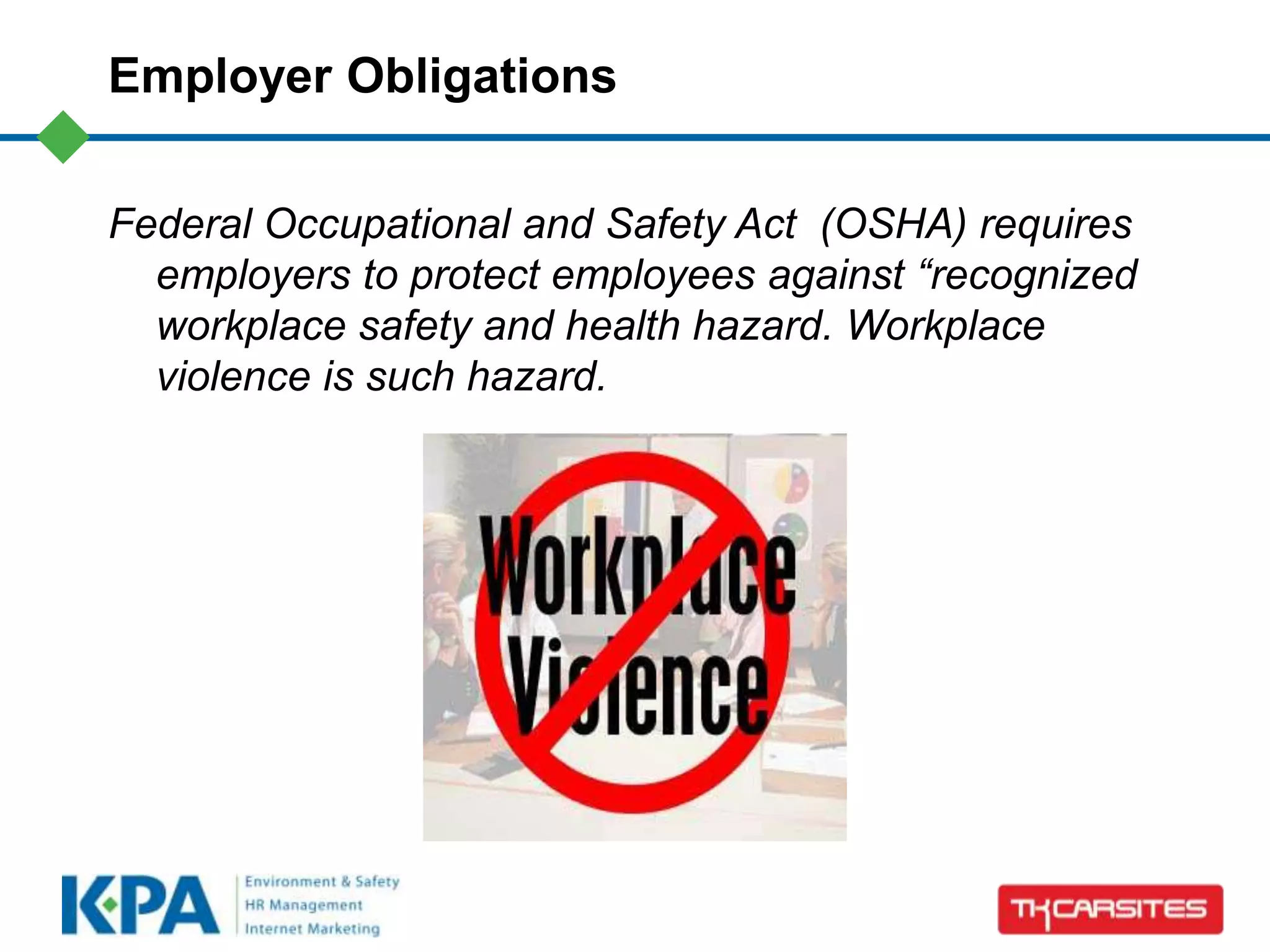 How To Prevent Workplace Violence | PPTX