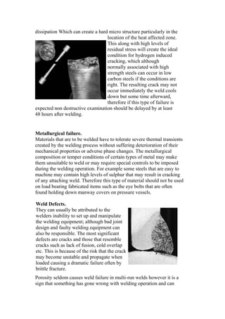 How to prevent weld failure | DOC