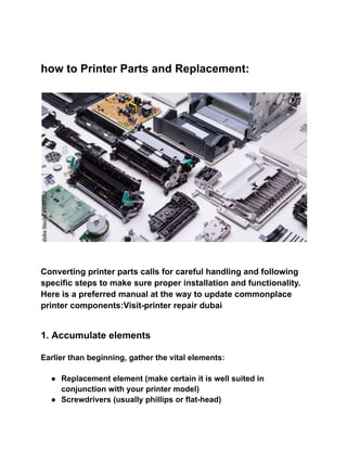 How to Printer Parts and Replacement.pdf