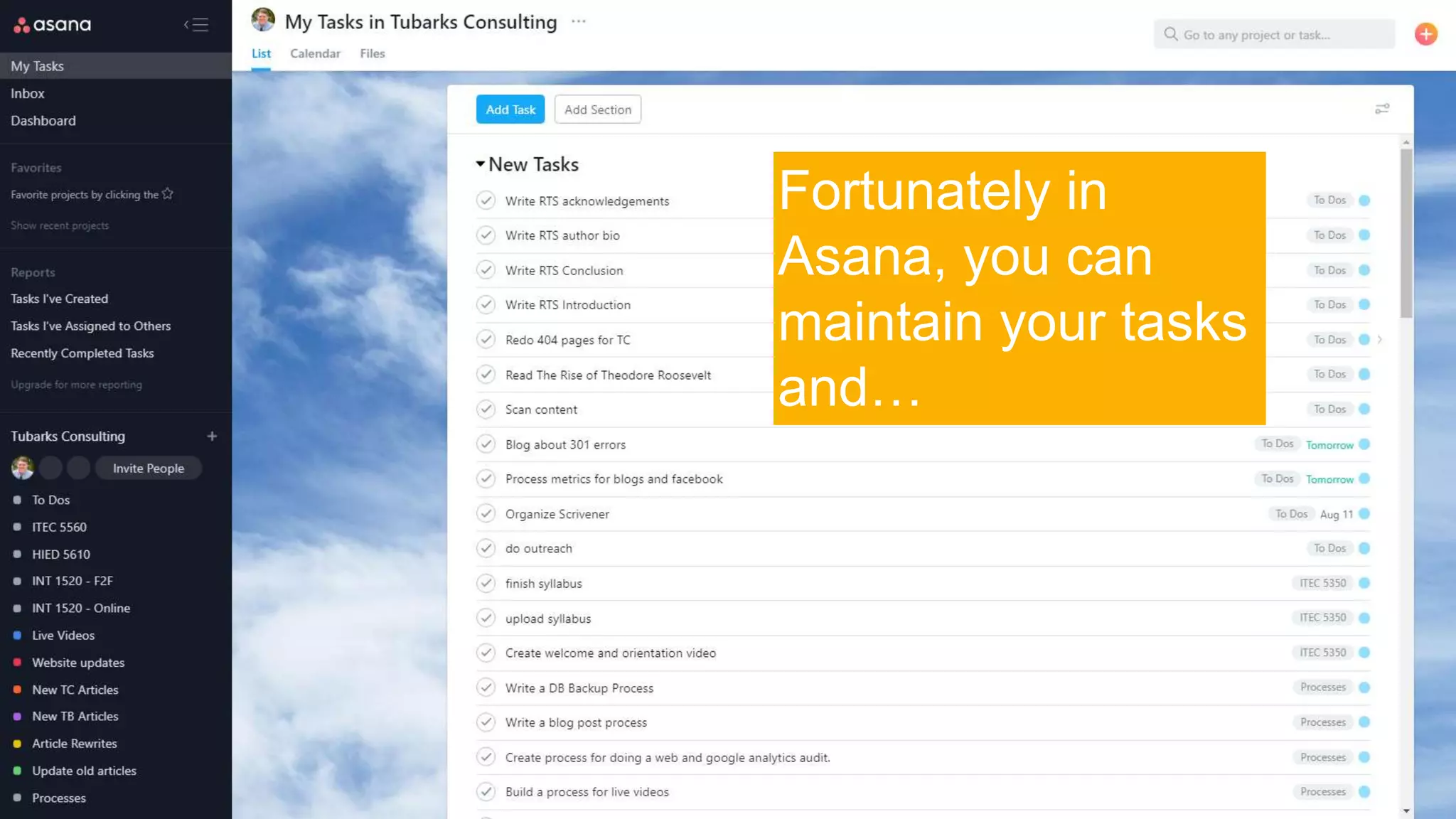 How to print out an asana task list | PPT