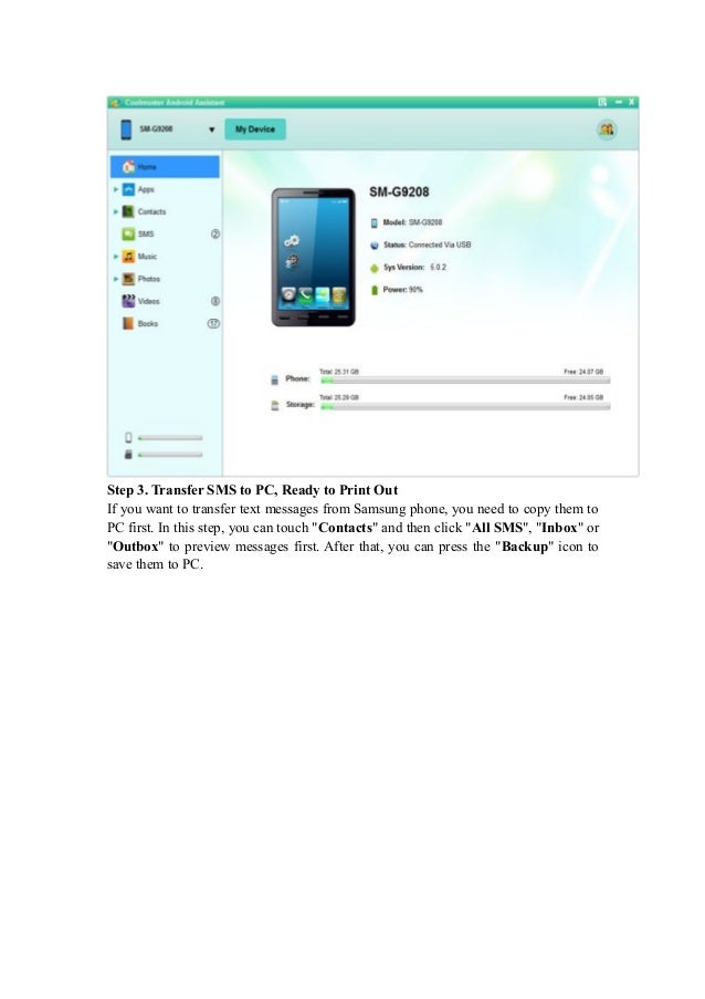 How To Print Out Text Messages From Samsung Mobile Phone How To Print Out Text Messages From Samsung Mobile Phone