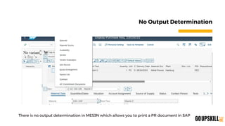 How to Print PR Document in SAP | PPT