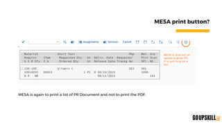 How to Print PR Document in SAP | PPT