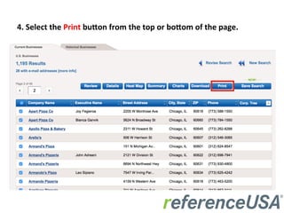 How to Print Records | PDF
