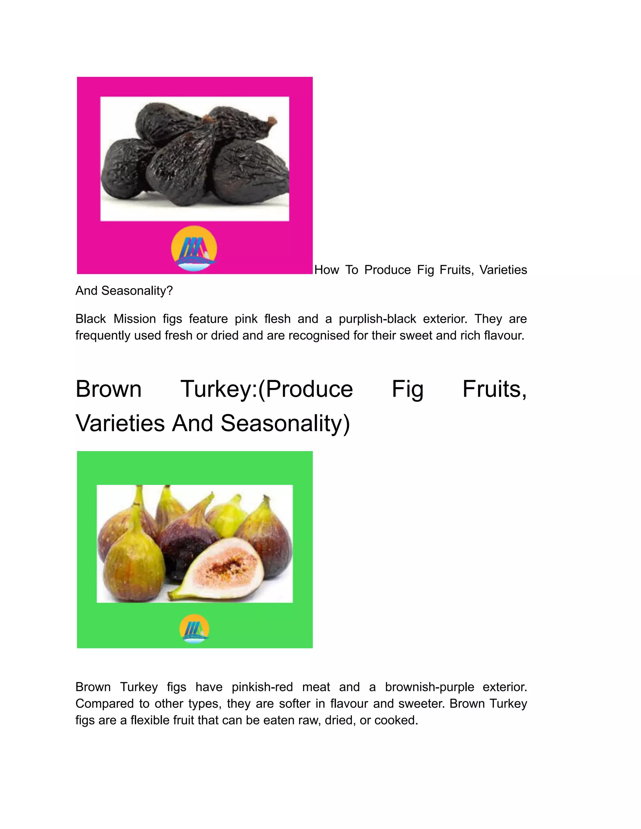 How To Produce Fig Fruits, Varieties And Seasonality.pdf