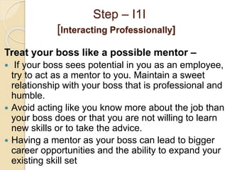 How to professional at work | PPT