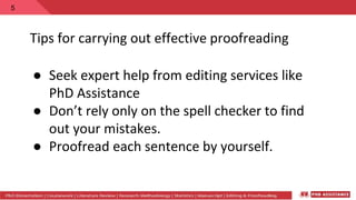How to proofread your research paper | PPT
