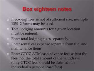 how to properly complete a 1351-2.ppt