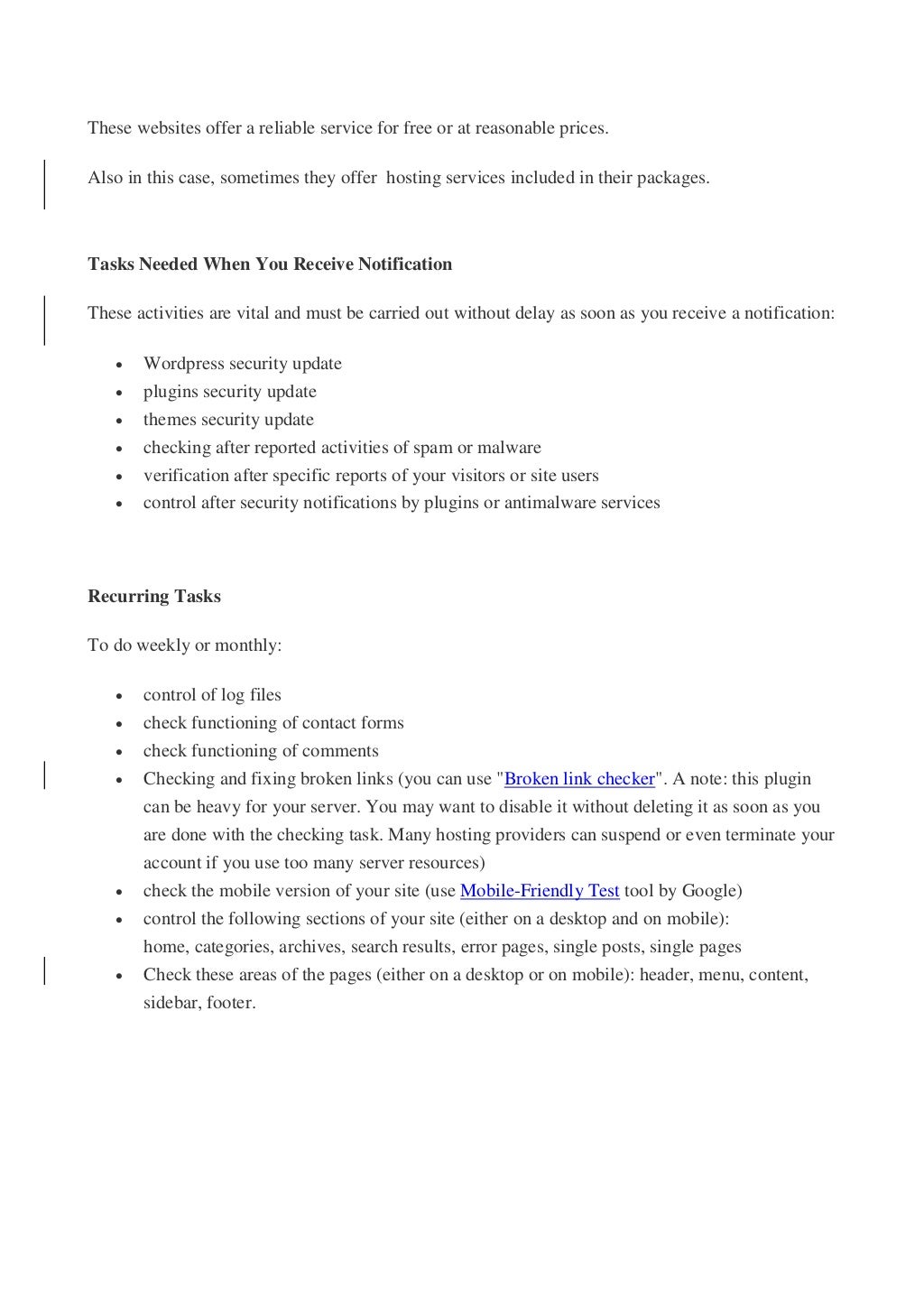 How To Properly Maintain Your Word Press Website Or Blog how-to-properly-maintain-your-word-press-website-or-blog