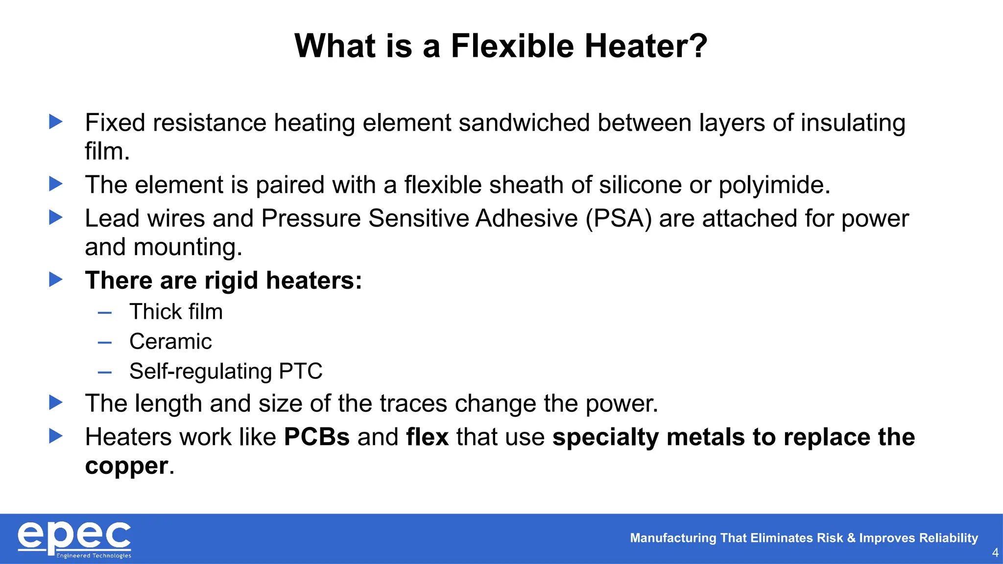 How to Properly Size and Select your Custom Flexible Heater | PPTX