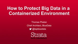 How to Protect Big Data in a Containerized Environment | PPT