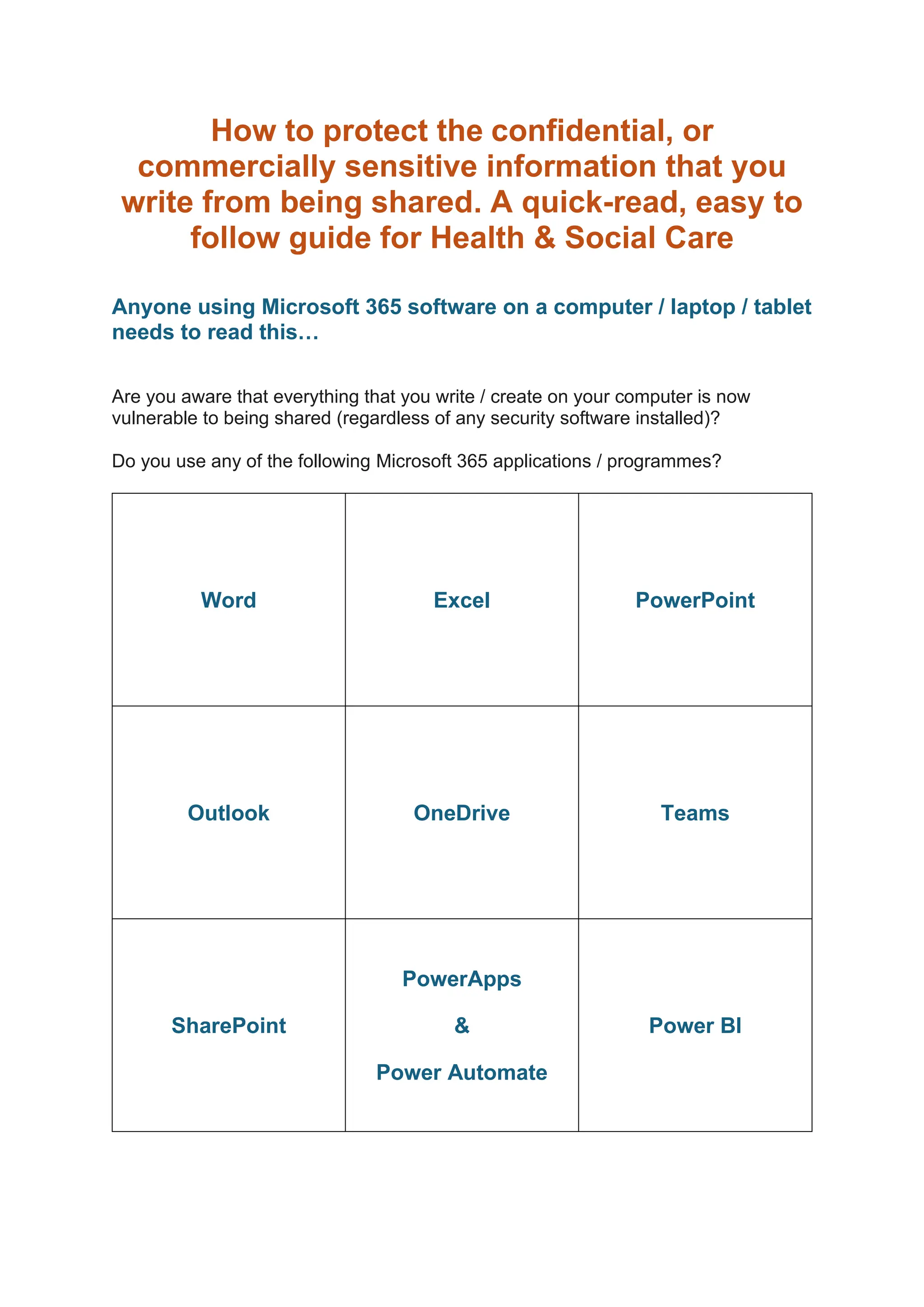 How to protect the confidential, or commercially sensitive information ...