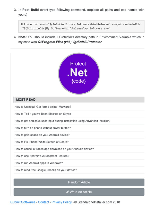 How to protect your .net software code with ILProtector | PDF