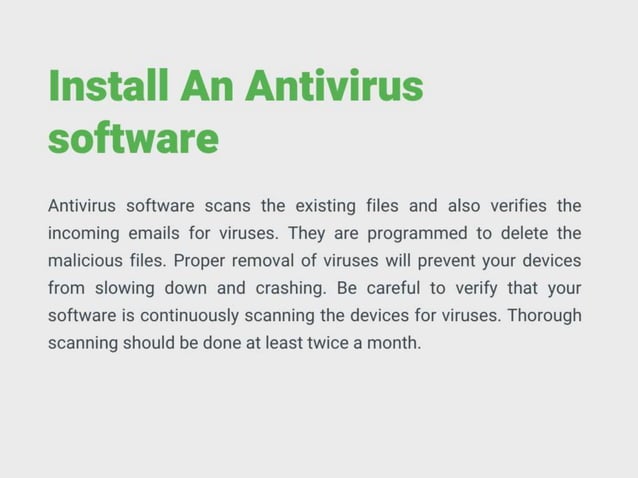 How to protect your computer from viruses and malware | PPT | Free Download