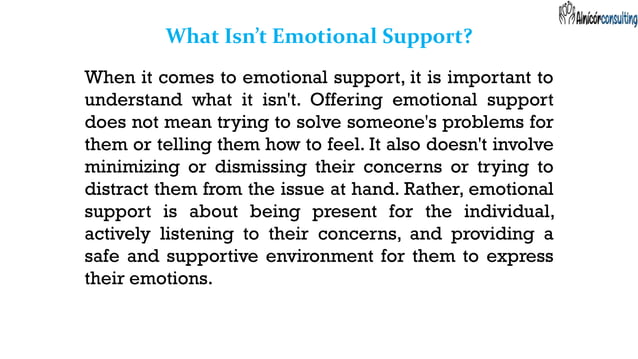 How To Provide Emotional Support To Patients And Their Families? | PPT