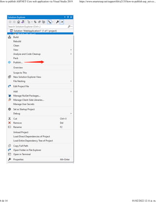 How to publish ASP.NET Core web application via Visual Studio 2019.pdf