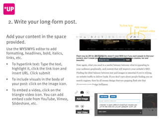 How to publish long-form posts on LinkedIn | PPT