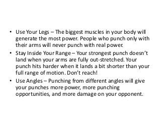 How to Punch Harder: A Complete guide | PPT