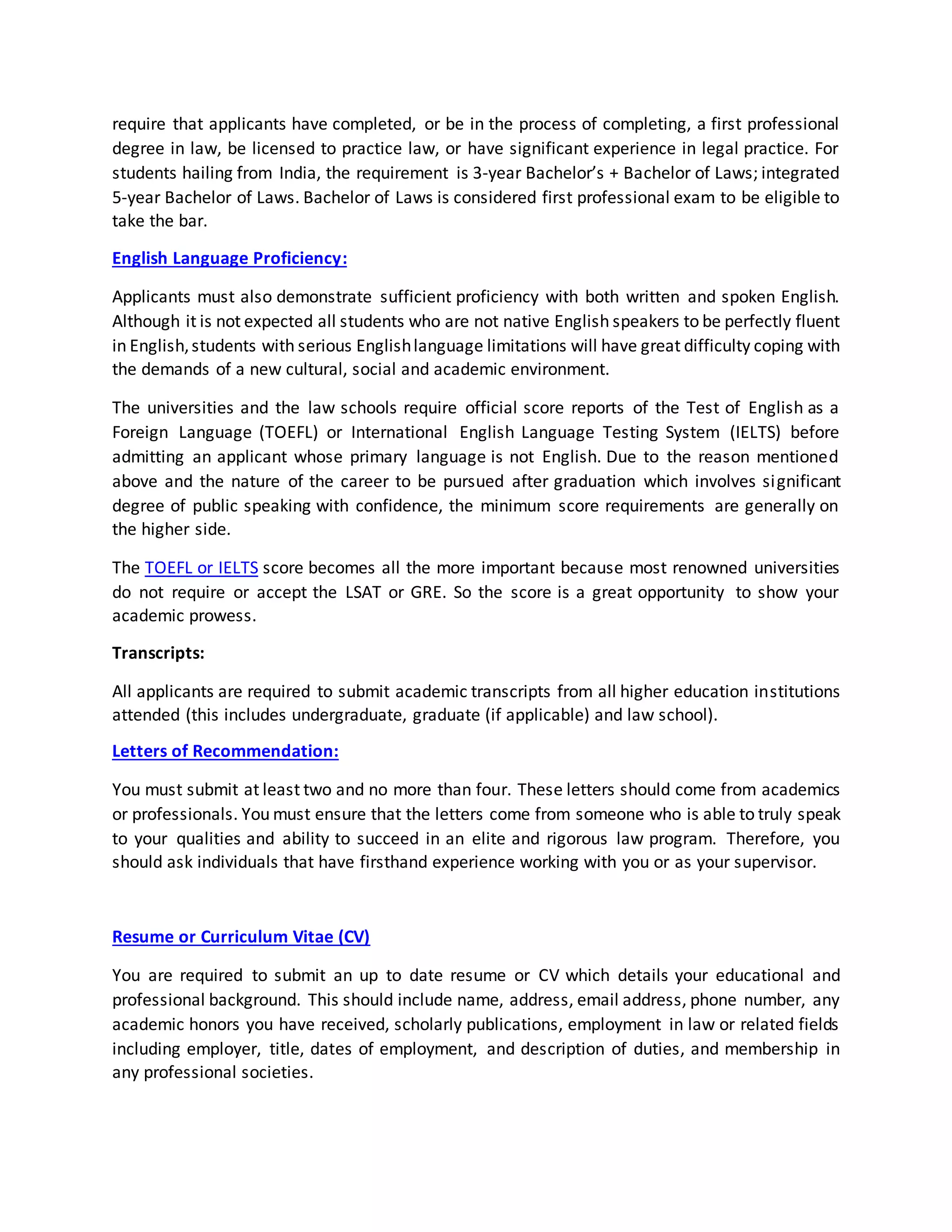 How to pursue llm in usa education sstreet | PDF