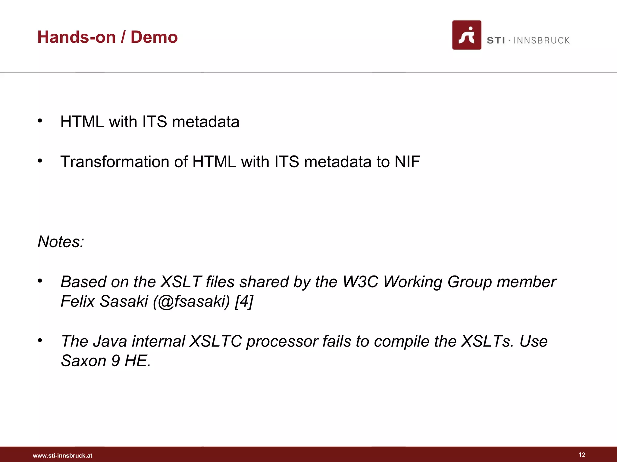 How to put an annotation in html | PPT
