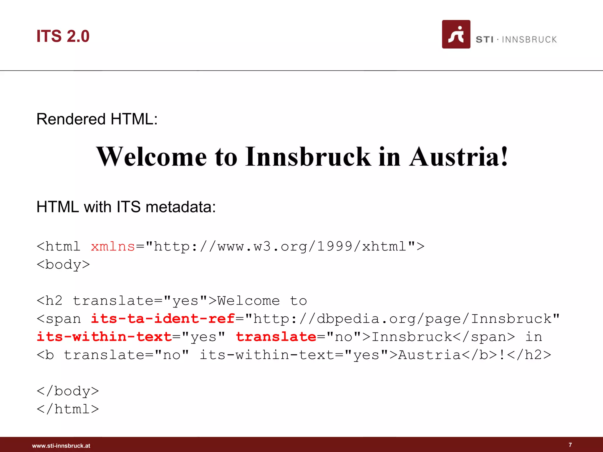 How to put an annotation in html | PPT