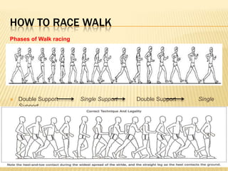 How to race walk | PPTX | Foot Health | Diseases and Conditions