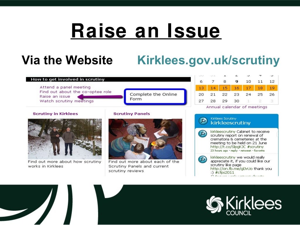 How to raise an issue