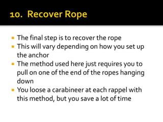 How To Rappel | PPTX