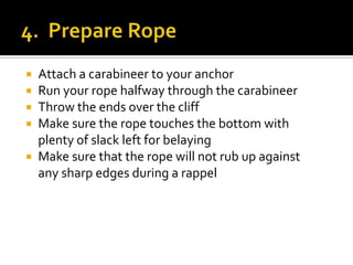 How To Rappel | PPTX