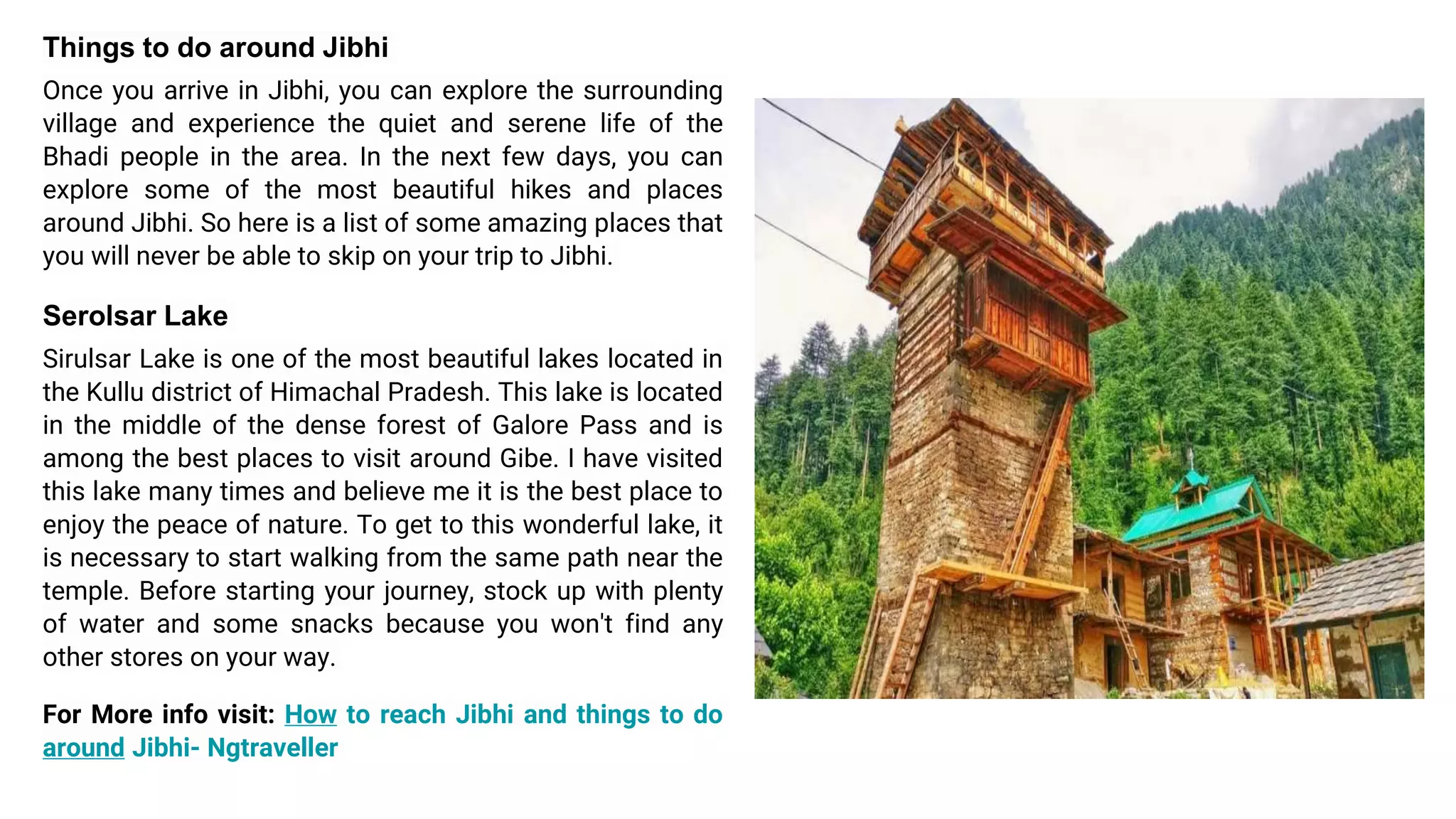 How to reach Jibhi and things to do around Jibhi- Ngtraveller.pptx